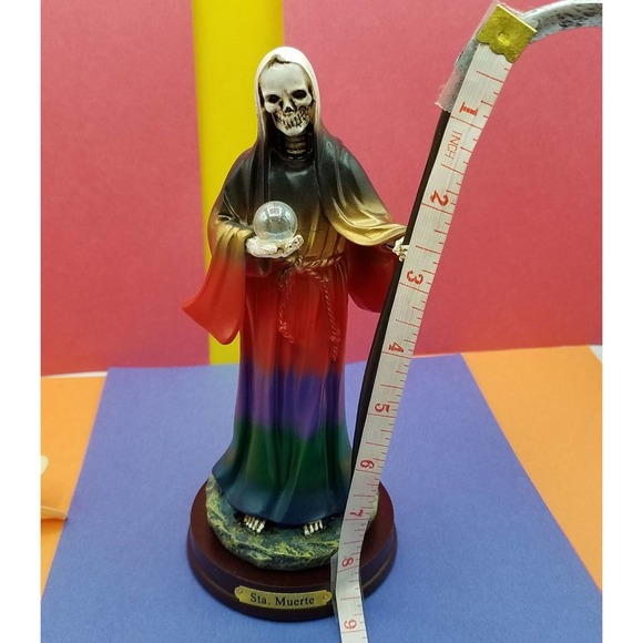 Accents | Santa Muerte Statue 7 Colors Holy Death 8 Inch Statue | Poshmark